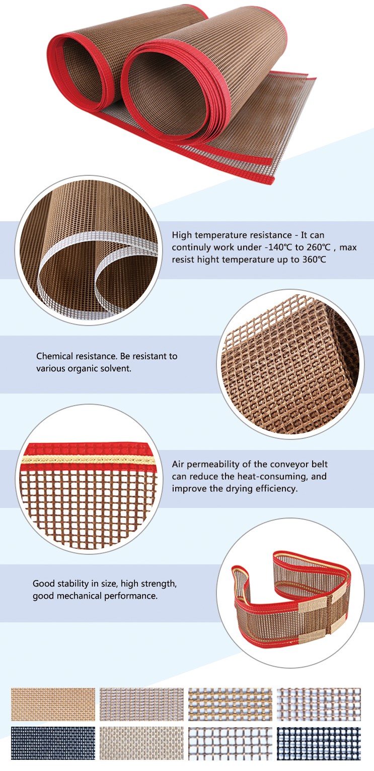 High Strength PTFE Mesh Belt - Novoltor